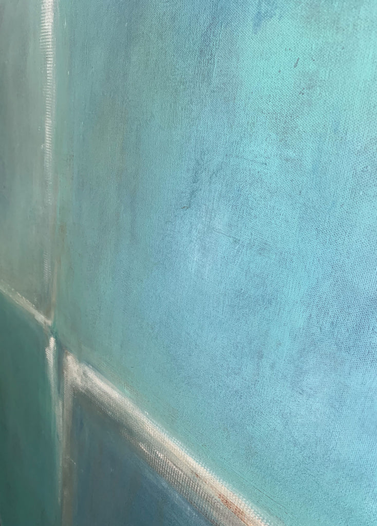 Spa Daze - Color Block Abstract Painting – Liz Moran - Art