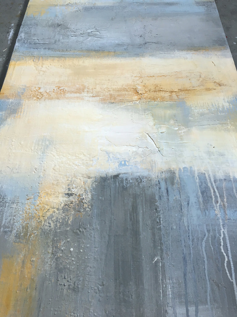 Beach Bum - Contemporary Abstract Painting – Liz Moran - Art