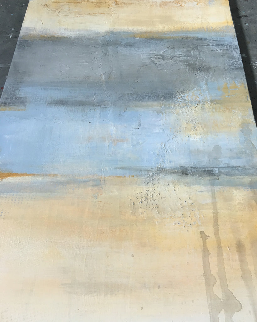 Beach Bum - Contemporary Abstract Painting – Liz Moran - Art