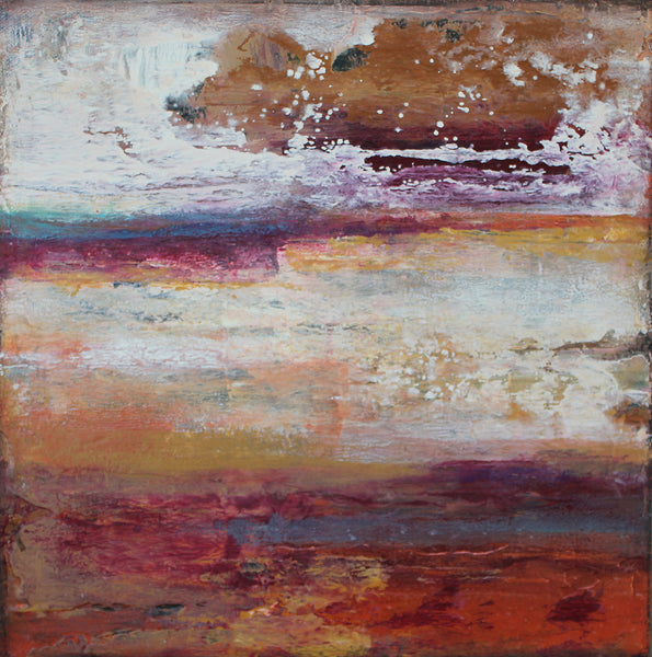 Red Rock Canyon - Textured Abstract Art – Liz Moran - Art