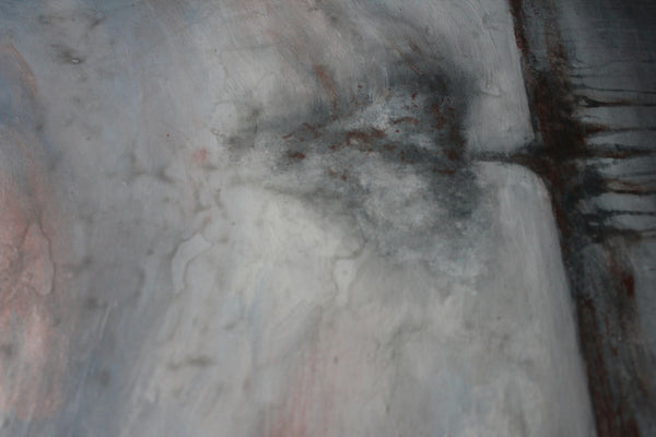 Grey Tree Landscape Painting – Liz Moran - Art