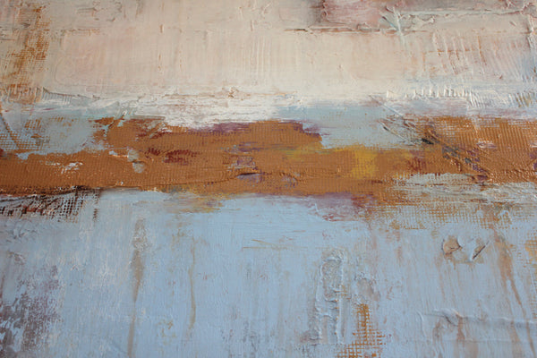 Abstract Textured Painting "Raw Revival" – Liz Moran - Art
