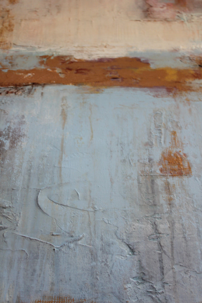 Abstract Textured Painting "Raw Revival" – Liz Moran - Art